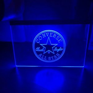 Other | Converse All Star Led Neon Light Sign 8x12 | Poshmark